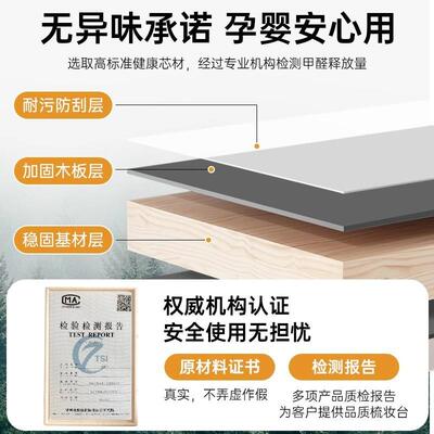 AA梳妆台卧室现代简约轻奢妆台一体梳妆桌镜子主卧小型化妆柜化妆