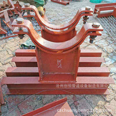 T型管托焊接t型管托J2-1a J3 J4 J5 J6 J7J8双螺栓管夹HG/T21629