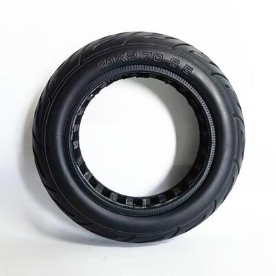 70/65-6.5实心胎10寸电动滑板平衡车防爆胎10x2.70-6.5镂空 实心
