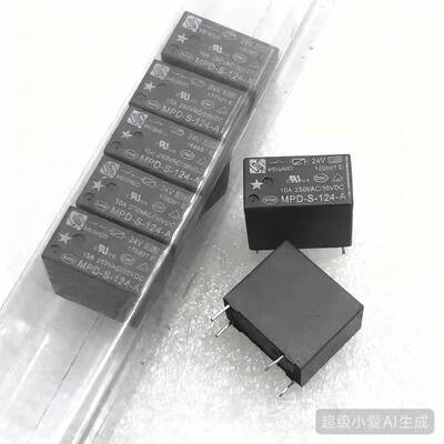 美硕继电器MEISHUO MPD-S-124-A 24VDC 4脚 一常开 10A