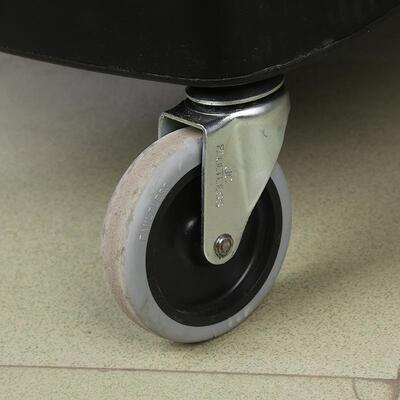 Rubbermaid乐柏美商用保洁手推车工具车多功能三层清洁车FG9T7300