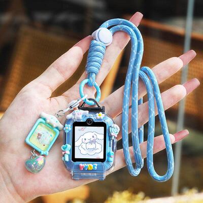 适用华为ASN-AL10儿童手表5表炼5Pro挂带4X绳炼3Pro卡通保护壳3S