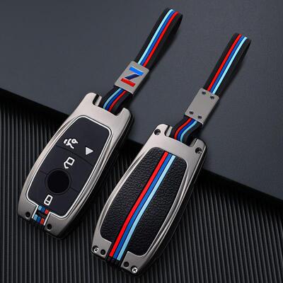适用奔驰车钥匙套E级e300lC260LC200LA200LE260豪华款GLC壳扣