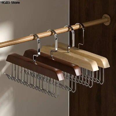 Multifunctional Solid Wood Hanger Hook Women Storage Bra