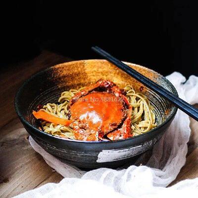 Japanese Style Ceramic 7.5 Inch Bowl Ramen Noodle Soup