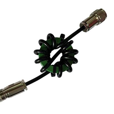 HF短波扼流圈1.8-50MHz 1:1巴伦 抗干扰大功率FT8专用镍锌磁环