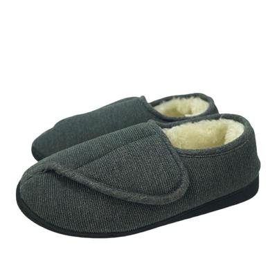 高档布年鞋男棉鞋女奶奶软平底防老人爷爷加滑绒加爸厚老爸保暖冬