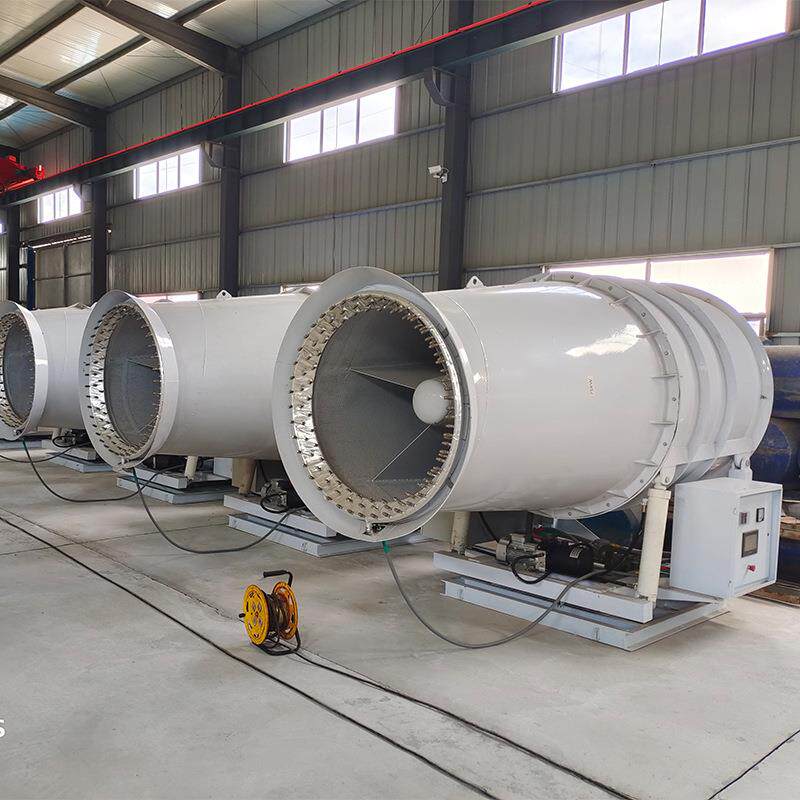 矿山开采150米移动式远程射雾器 防寒保温伴热型大型除尘雾炮机