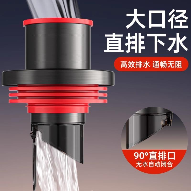 下水管防返臭管道防臭密封塞圈卫生间厨房排水管下水道封口盖