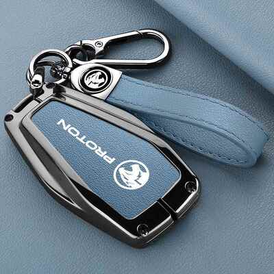 适用马来西亚莲花虎头宝腾PROTONX70钥匙套L3L5保护壳X50金属扣包