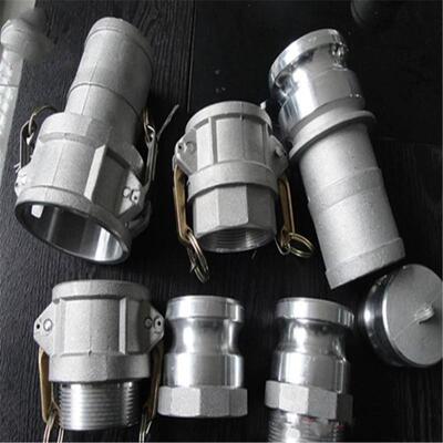 4寸6寸不锈钢97404L3扳把式快头速接CD型F接型E型螺纹爪式快速头