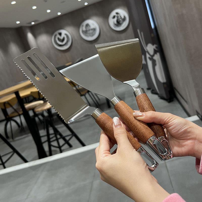 不锈钢铲子披萨牛排煎铲铁板烧料理铲烘焙工具蛋糕铲提拉米苏铲子