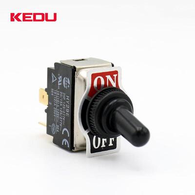 KEDU科都 HY29E 钮子开关 4脚带护套 设备和器具用ON-OFF拨动开关