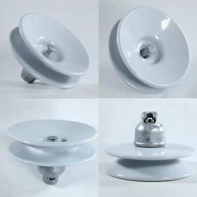 户外高压绝缘子XP-70玻璃悬式绝缘串XWP-100防污型盘式瓷瓶串10kv