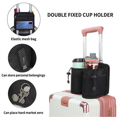 Luggage cup holder accessories, beverage cup holder accesso