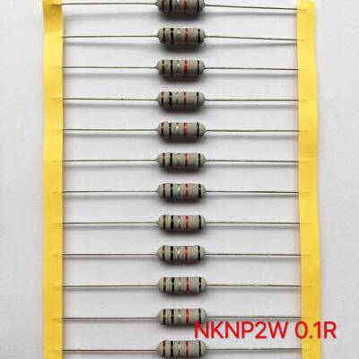 无感绕线电阻NKNP 2W 0R1 渡锡铜线