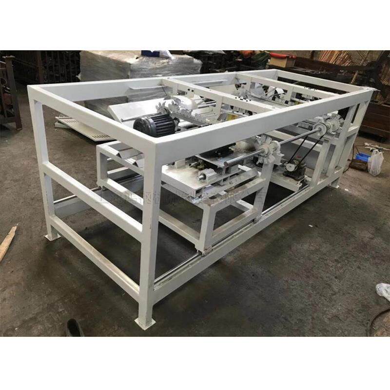 全自动木棒开牙机 电动圆棒攻丝螺纹机 家具扫把拖把杆开牙设备