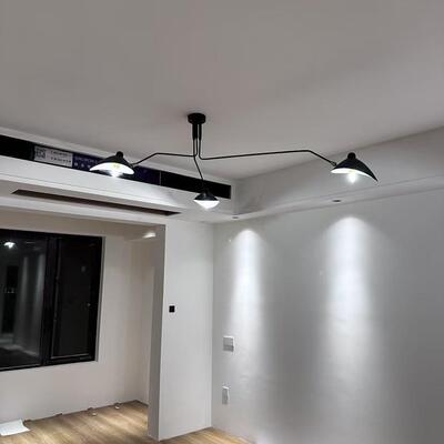 loft工业张牙舞爪吊长厅臂壁灯北FM简欧风格现代约鸭嘴卧室创意客