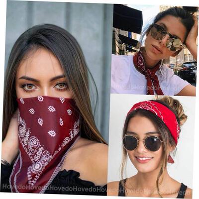 女人的头巾 scarf outdoor riding turban bandana 方头巾骑行