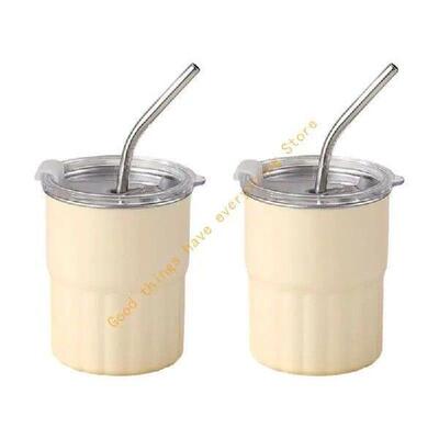 55KF Set Of 2 Stackable 304 Stainless Steel Beer Cups