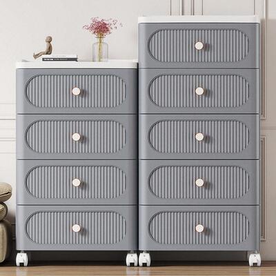 Drawer style snack storage cabinet, clothing sorting box