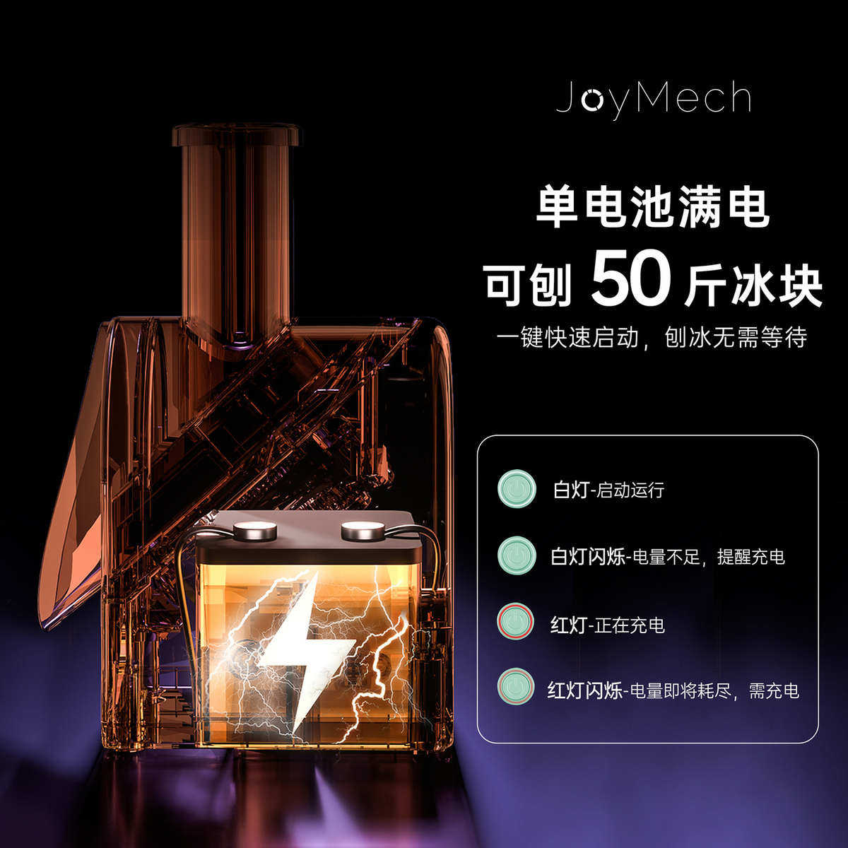 电动碎冰机刨冰机家用小型碎冰机沙冰机商用冰沙机大功率雪花压冰