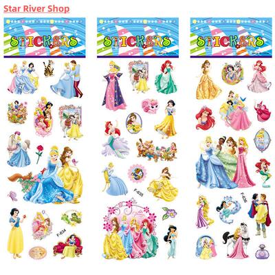 12Sheets/set cartoon Snow White Princess stickers scrapbooki