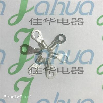 O4-5裸端紫头冷压接线T端子圆形铜接头OT4-5铜不焊口