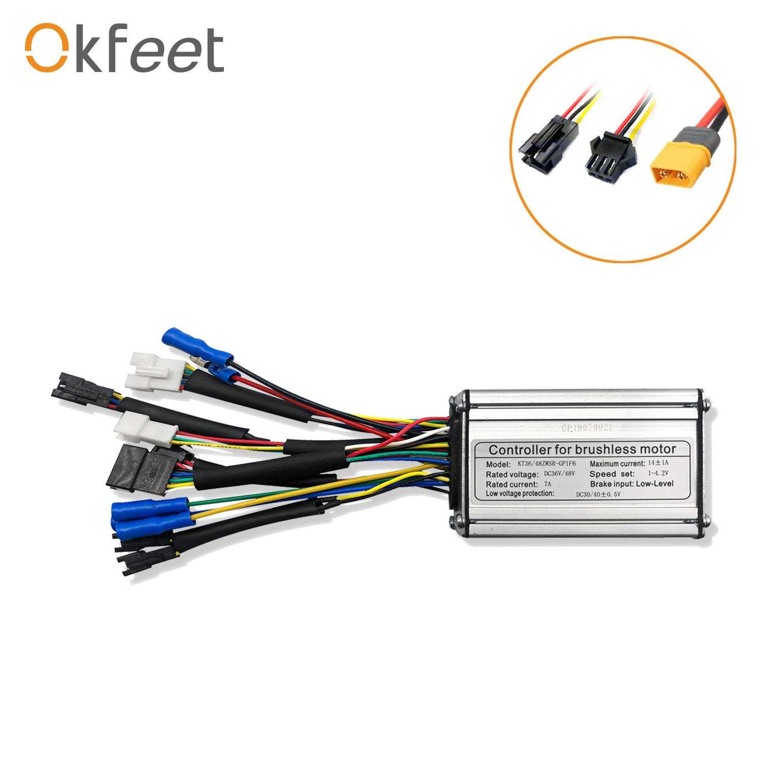厂家直销 昆腾控制器6管 外销用36V/48V 14A 250w 350w 方波
