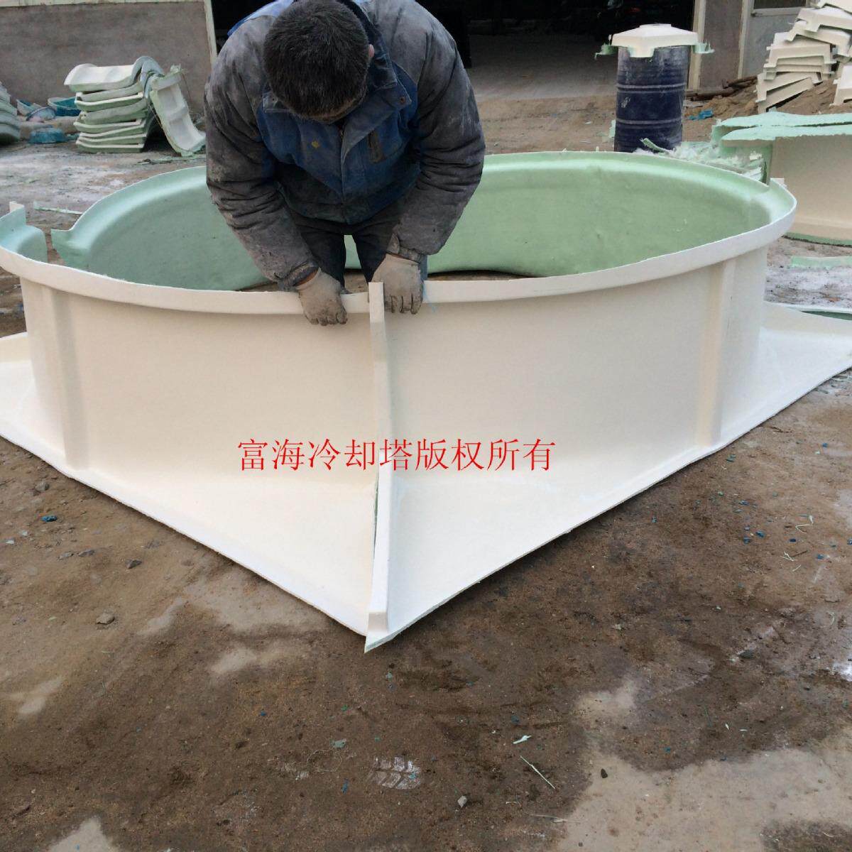 供应玻璃钢冷却塔风筒冷却塔导风筒冷却塔弯头圆形玻璃钢风筒