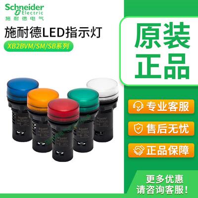 施耐德电源指示灯XB2BVM3LC XB2BVB4LC XB2BSM4LC蜂鸣器信号灯24v