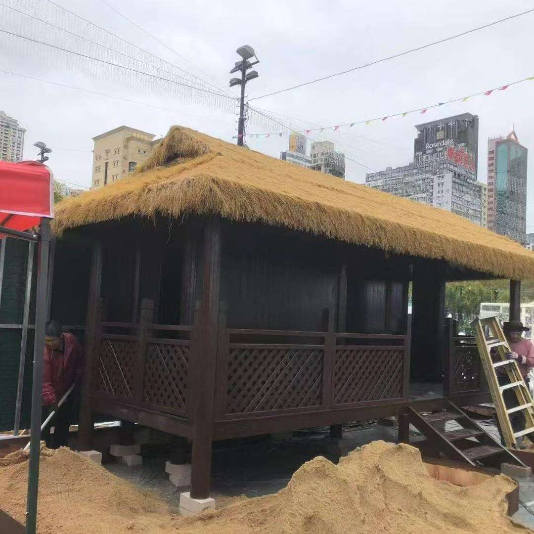 中式民宿木屋小茶室景区别墅凉亭小木屋网红户外休闲凉亭小木屋