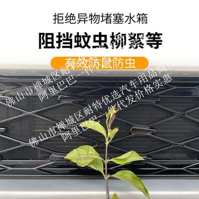 适用东风纳米01汽网车改防虫条网CNN前脸中专用装装饰汽车配件