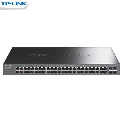 TP-LINK 52口全千兆POE交换机 48电口供电 带4个sfp光口 企业二