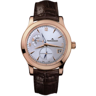 [9.8新]积家大师系列18K玫瑰金自动机械手表男Q1622420