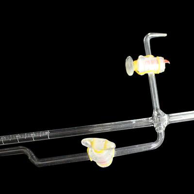 座式微量滴定管 玻璃活塞滴定管1ml2ml3ml5ml10ml带底座