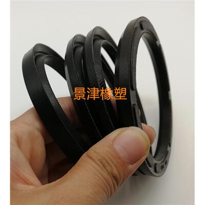 V组合E密封圈VS橡胶夹布组合油封70*85/700*9/70型*HBZ95油缸轴用