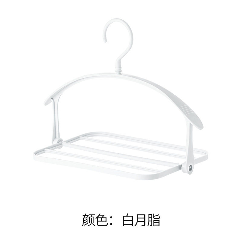 多功能翻转晾衣架可折叠裤架家用伸缩衣架收纳裤挂架衣撑怀炉套