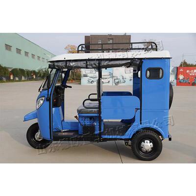 六座电动三轮车 Tuk-tuk遮阳载客三轮车 座驾式三轮景区观光车