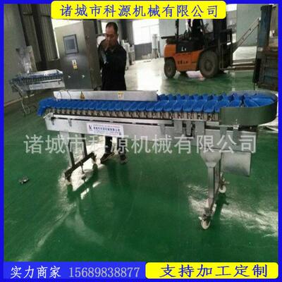 鸡爪重量分选机大鸡腿多级料盒式分拣机自动称重分等级科源现货