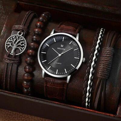 Men's watch business necklace bracelet set ornaments手表