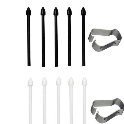 5Pcs Touch Stylus Tips Nibs With Metal Clip For Samsung Gala