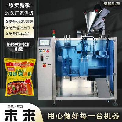 源头厂家定制水平给袋机HL-330A给袋式包装机调味粉预制袋包装机