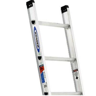 稳耐铝合金梯子D1512-1工程楼梯直梯多功能加厚一字直梯家用梯子