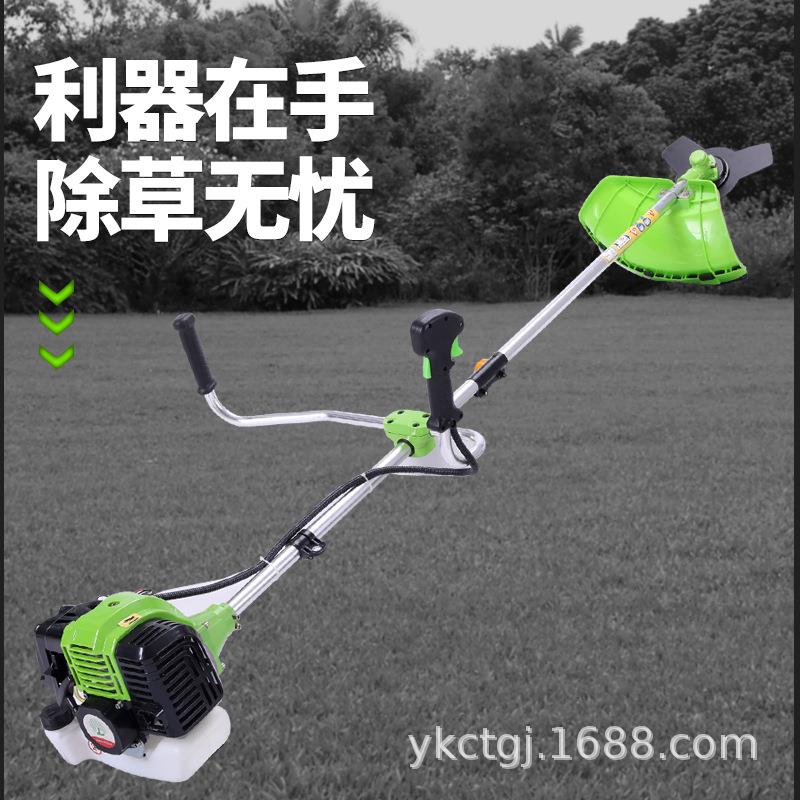 修剪二冲程52风冷 多用途侧挂式汽油割草机 杠割灌机除草打草机