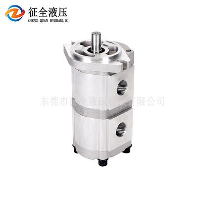 征全HGP-33A-F11/11R双联液压多联齿轮泵多联微型高压齿轮油泵