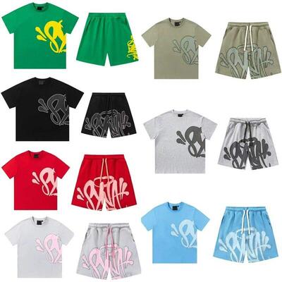 Regular Fit Camo Print Tee & Shorts Two-Piece Set Casual