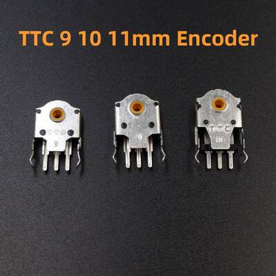 鼠标滚轮编码器 TTC 9 10 11mm黄芯解码Sensei TEN G403 G102 304