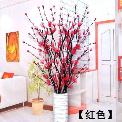 地客厅nLaQ0rWF电视柜两边内摆的花落高枝干花防草真室花假花仿真
