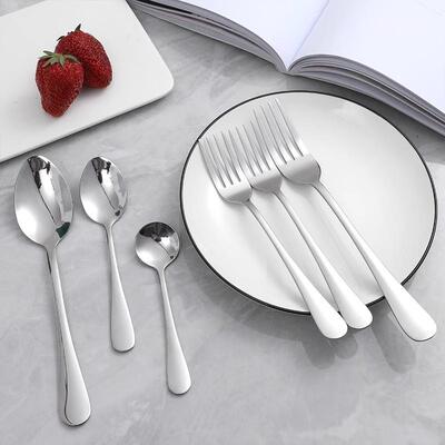 Stainless Steel Cutlery Set, Elegant and High-End Western Di